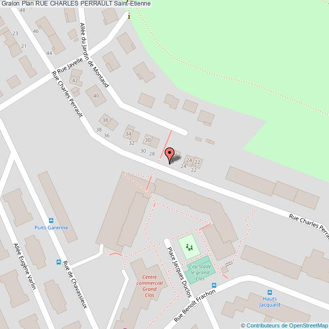 Rue CHARLES PERRAULT Saint-Etienne