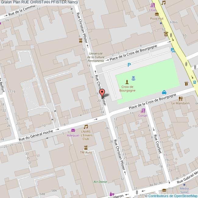 Rue CHRISTIAN PFISTER Nancy