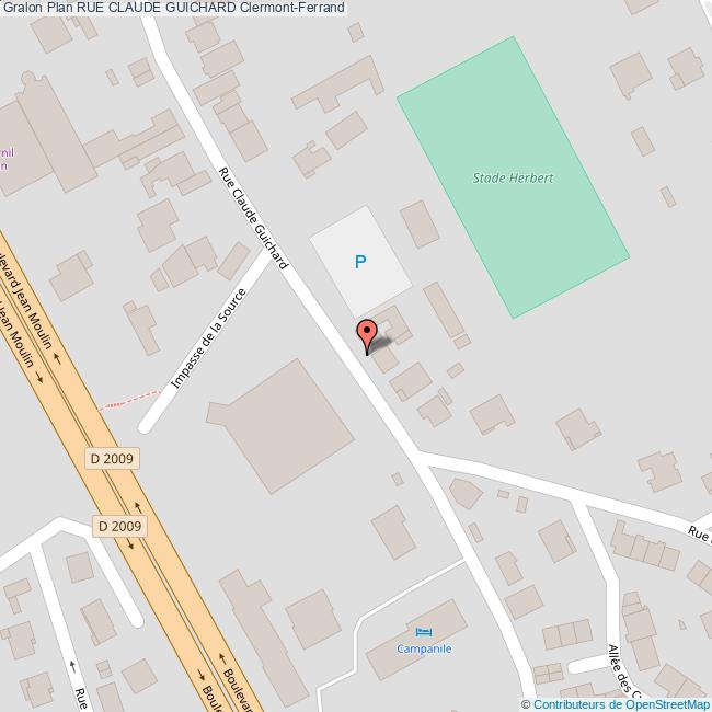 Rue CLAUDE GUICHARD Clermont-Ferrand