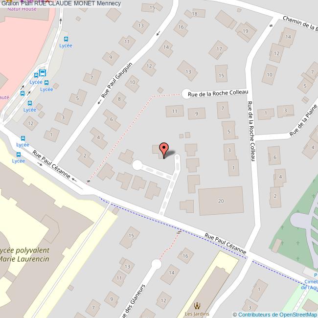 Rue CLAUDE MONET Mennecy