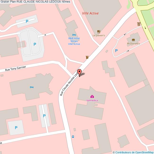 Rue CLAUDE NICOLAS LEDOUX Nîmes