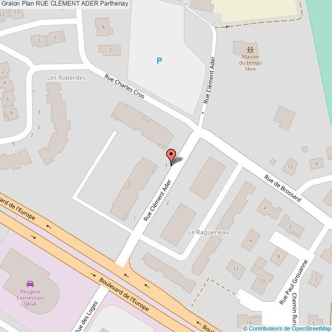 Rue CLÉMENT ADER Parthenay