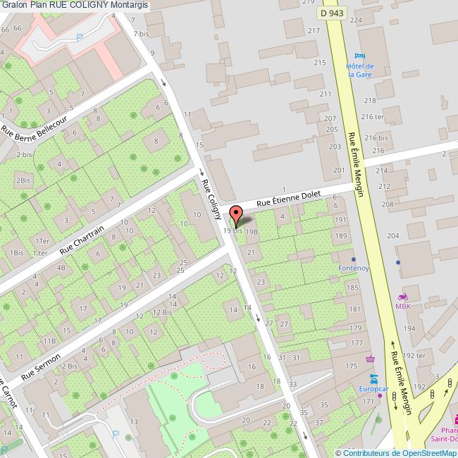 Rue COLIGNY Montargis