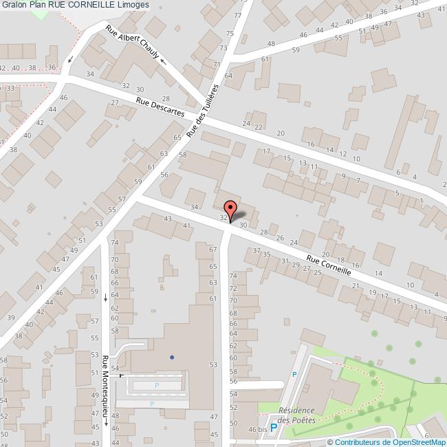 Rue CORNEILLE Limoges