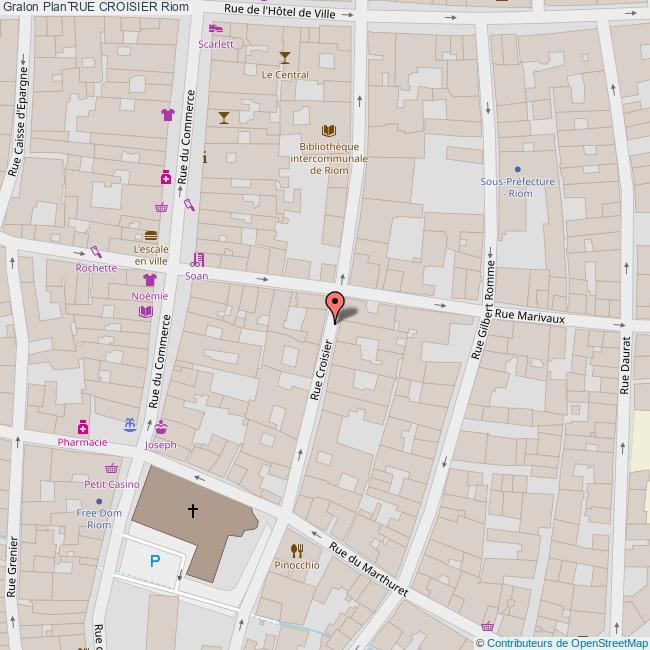 Rue CROISIER Riom