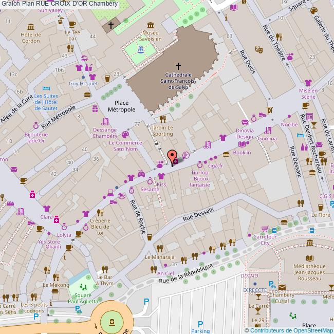 Rue CROIX D'OR Chambéry