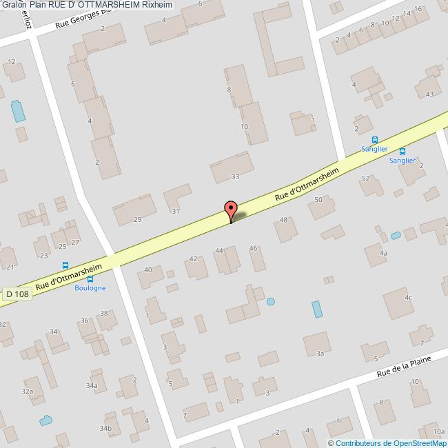 Rue d' OTTMARSHEIM Rixheim