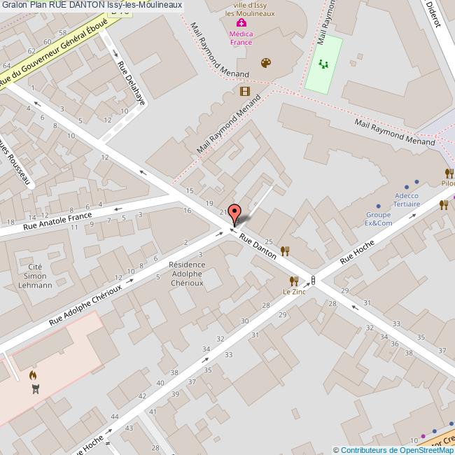 Rue DANTON Issy-les-Moulineaux