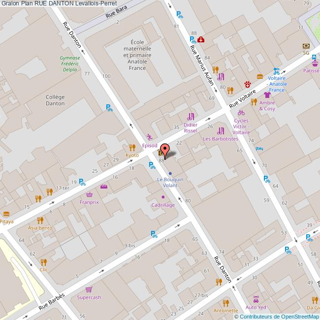 Rue DANTON Levallois-Perret