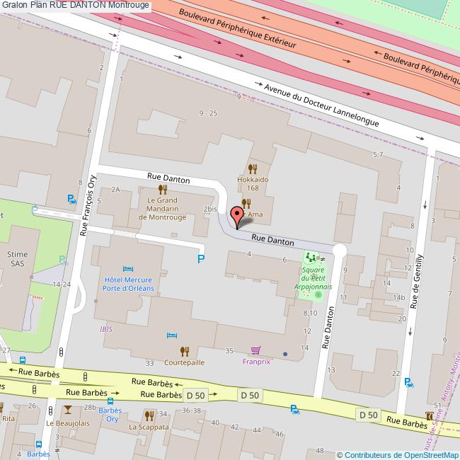 Rue DANTON Montrouge