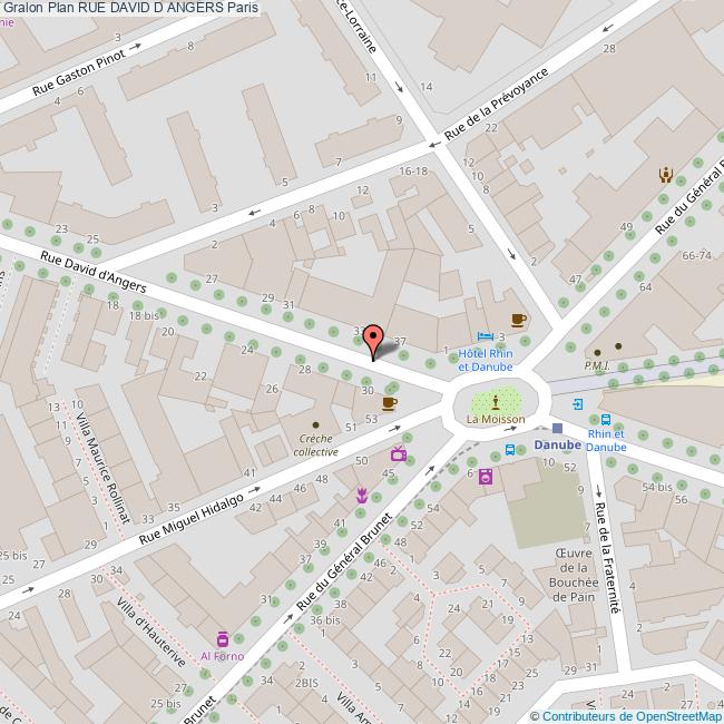 Rue DAVID D ANGERS Paris