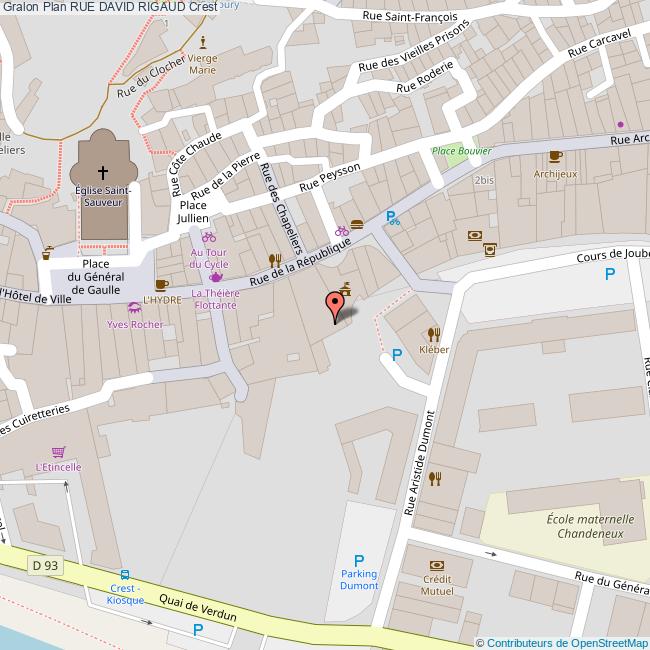 Rue DAVID RIGAUD Crest