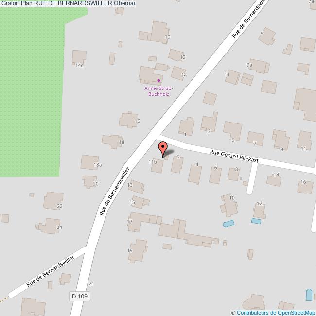 Rue de BERNARDSWILLER Obernai