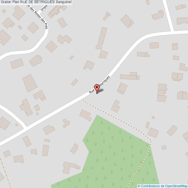 Rue de BEYRIQUES Sanguinet