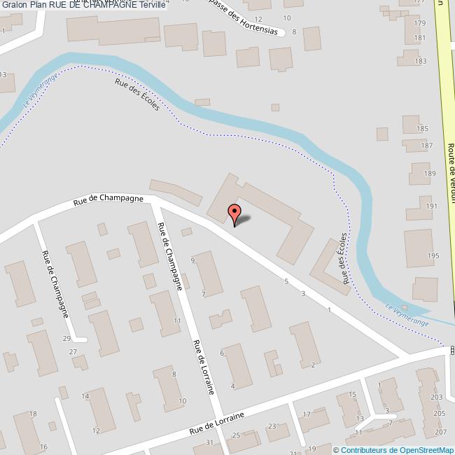 Rue de CHAMPAGNE Terville