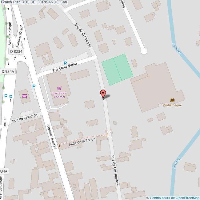 Rue de CORISANDE Gan