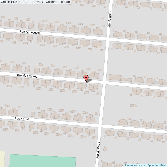 Rue de FRÉVENT Calonne-Ricouart