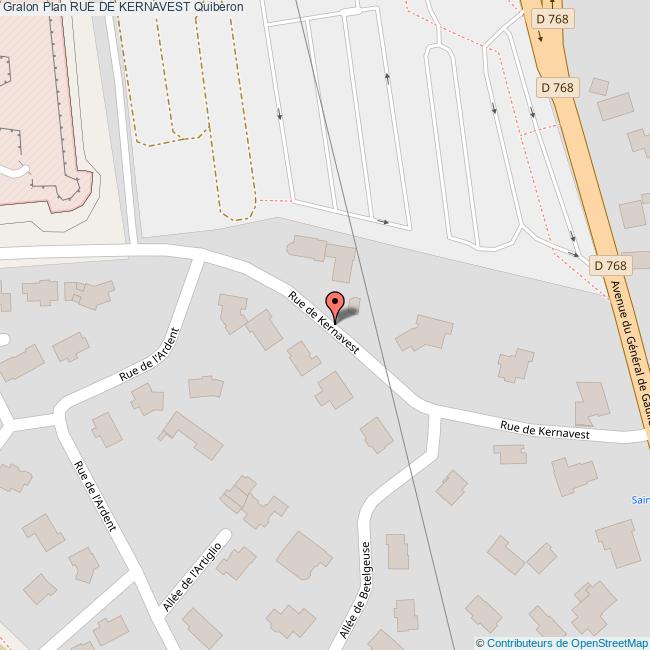 Rue de KERNAVEST Quiberon