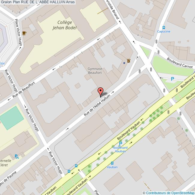 Rue de l' ABBÉ HALLUIN Arras