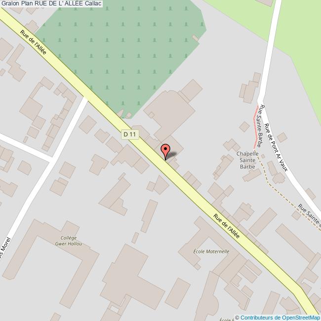 Rue de l' ALLÉE Callac
