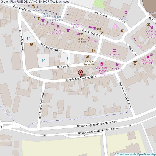 Rue de l' ANCIEN HÔPITAL Machecoul