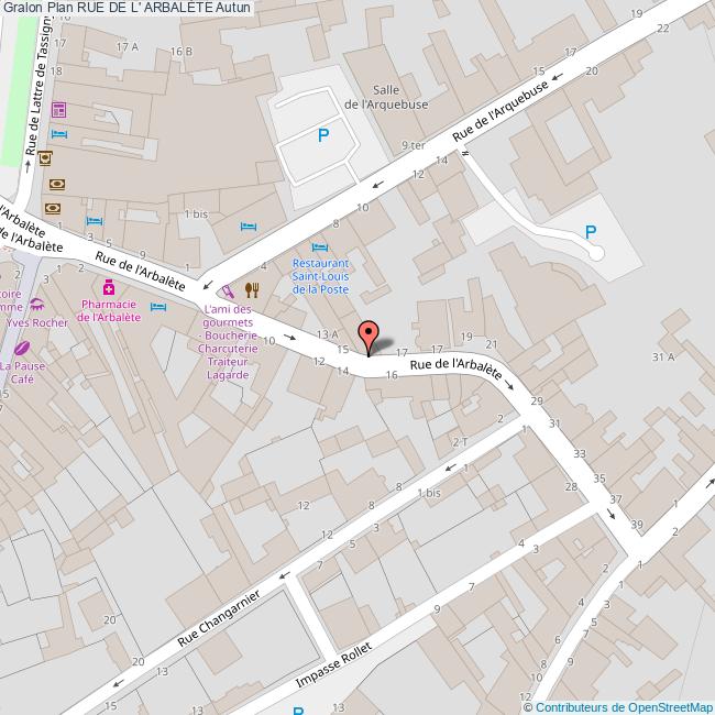 Rue de l' ARBALÈTE Autun