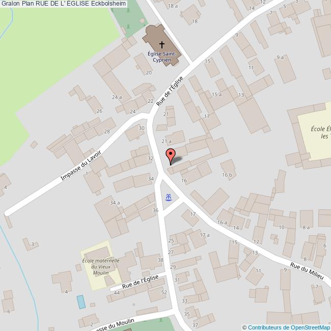 Rue de l' ÉGLISE Eckbolsheim