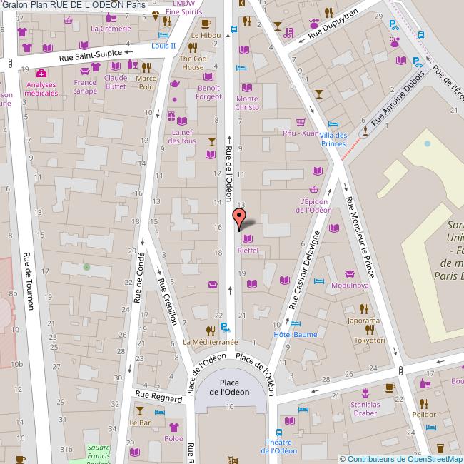 Rue de l ODEON Paris