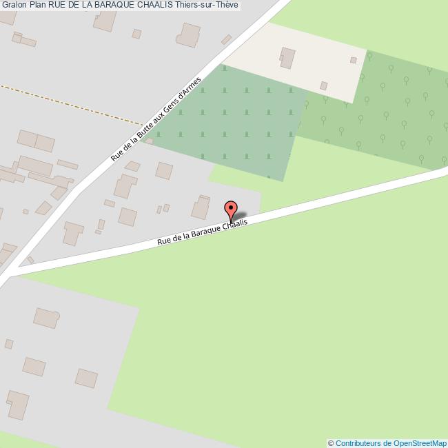 Rue de la BARAQUE CHAALIS Thiers-sur-Thève