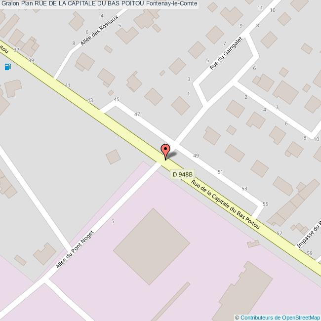 Rue de la CAPITALE DU BAS POITOU Fontenay-le-Comte