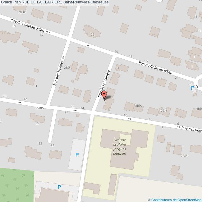 Rue de la CLAIRIÈRE Saint-Rémy-lès-Chevreuse