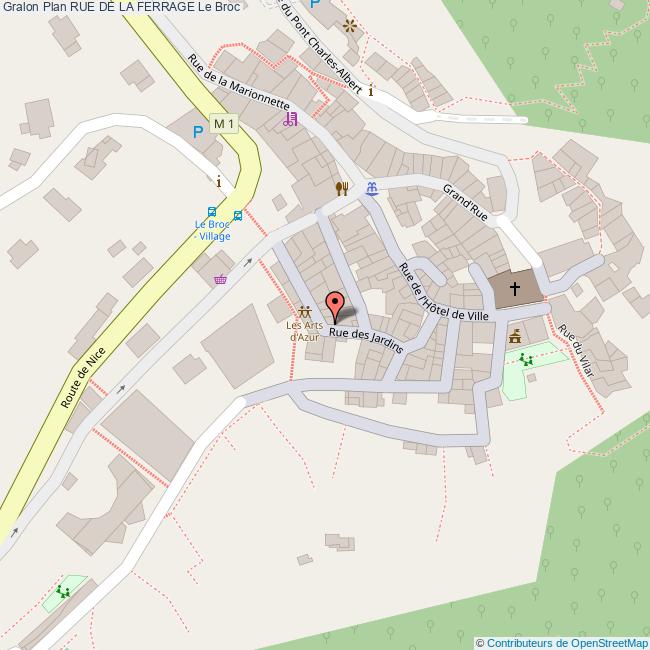 Rue de la FERRAGE Le Broc