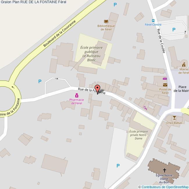 Rue de la FONTAINE Férel
