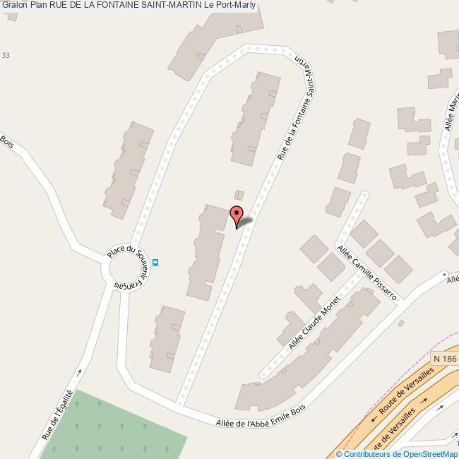 Rue de la FONTAINE SAINT-MARTIN Le Port-Marly