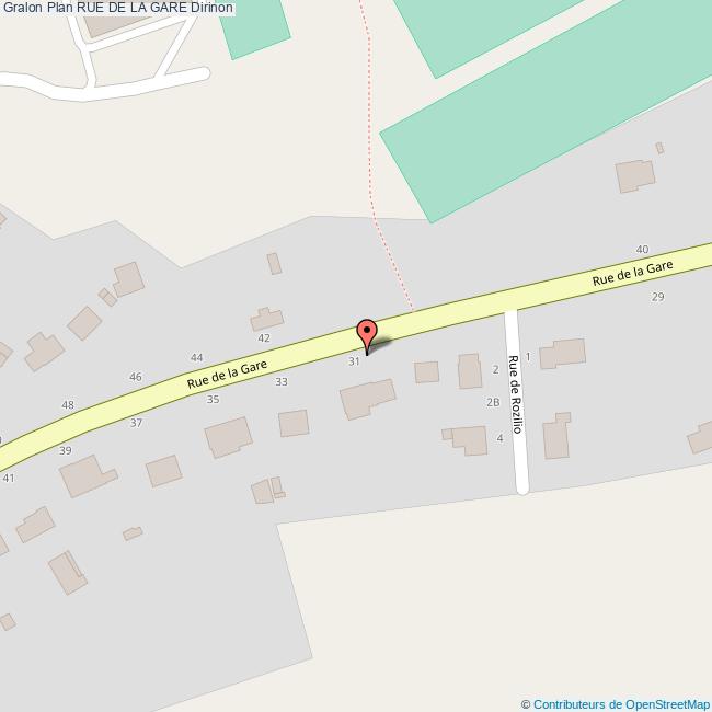 Rue de la GARE Dirinon