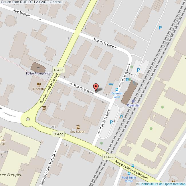 Rue de la GARE Obernai