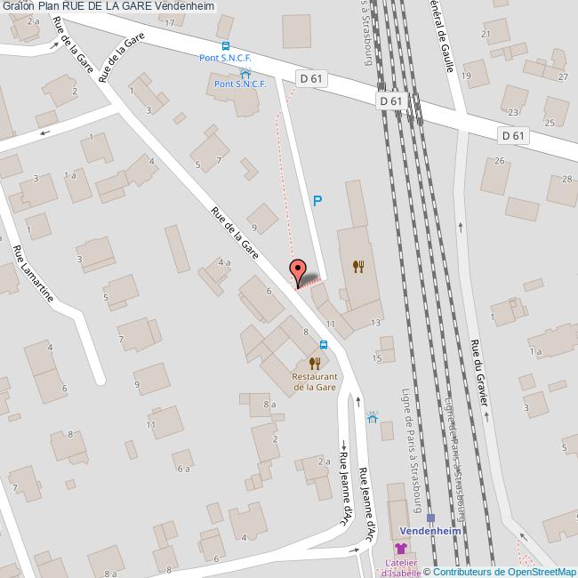 Rue de la GARE Vendenheim