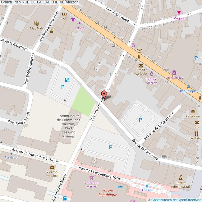 Rue de la GAUCHERIE Vierzon