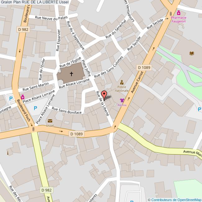 Rue de la LIBERTÉ Ussel