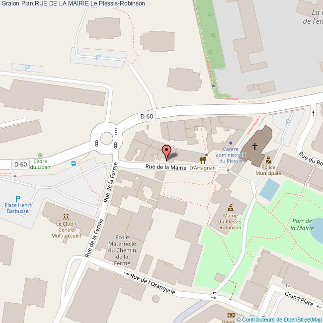 Rue de la MAIRIE Le Plessis-Robinson