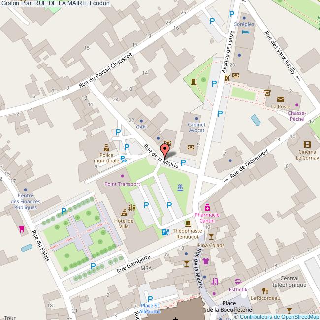 Rue de la MAIRIE Loudun