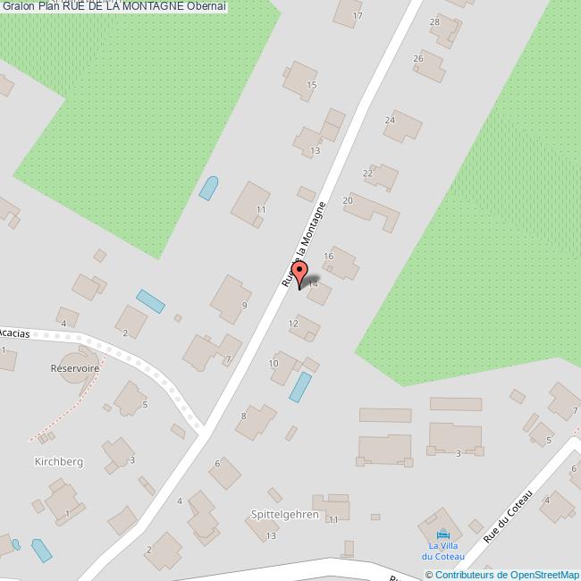 Rue de la MONTAGNE Obernai
