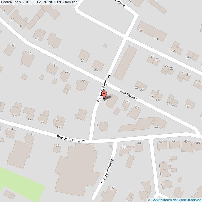 Rue de la PÉPINIÈRE Saverne