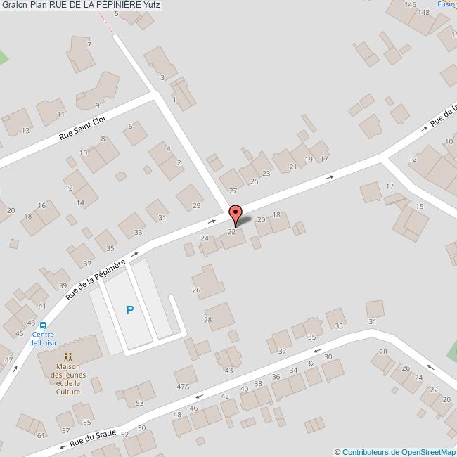 Rue de la PÉPINIÈRE Yutz