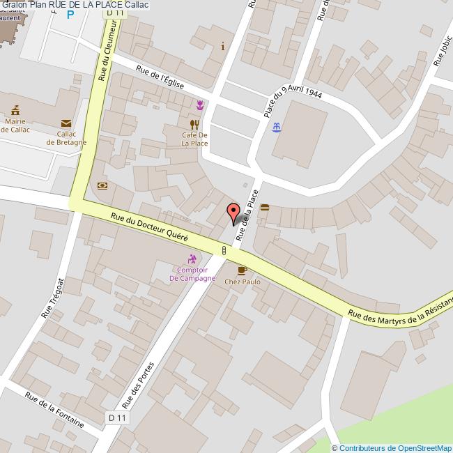 Rue de la PLACE Callac