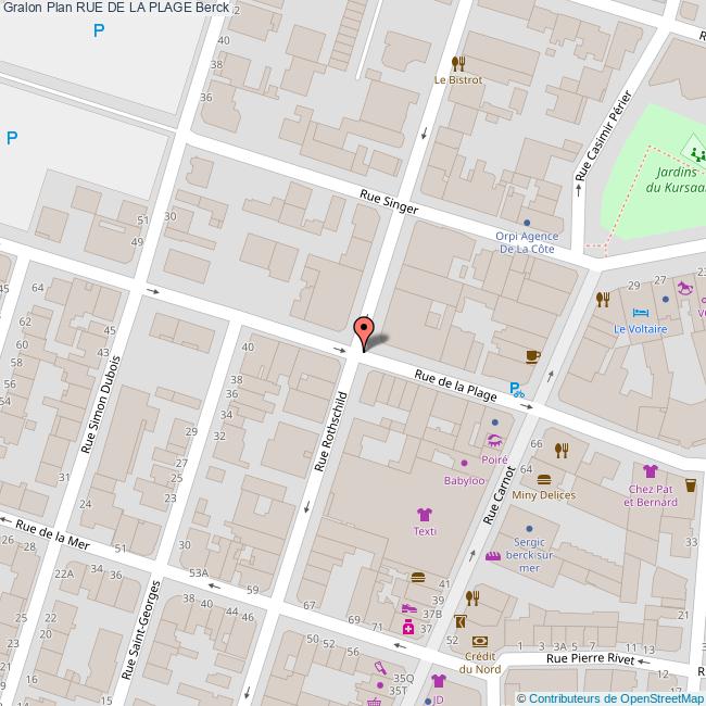 Rue de la PLAGE Berck