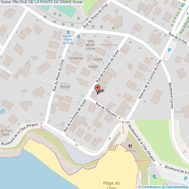Rue de la POINTE DE GRAVE Royan