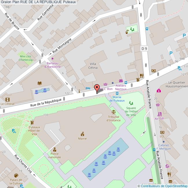 Rue de la RÉPUBLIQUE Puteaux