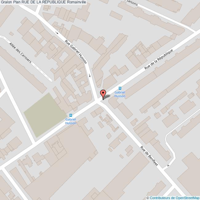 Rue de la RÉPUBLIQUE Romainville