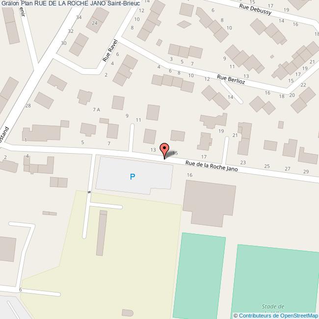 Rue de la ROCHE JANO Saint-Brieuc